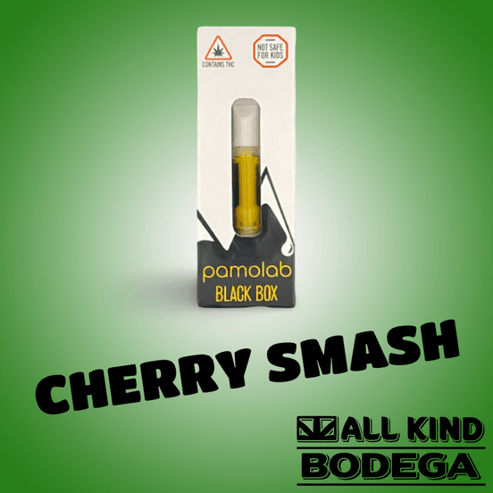 Cherry Smash 1g Cured Resin Vape Cart (@pamolab) at All Kind Bodega AMS331